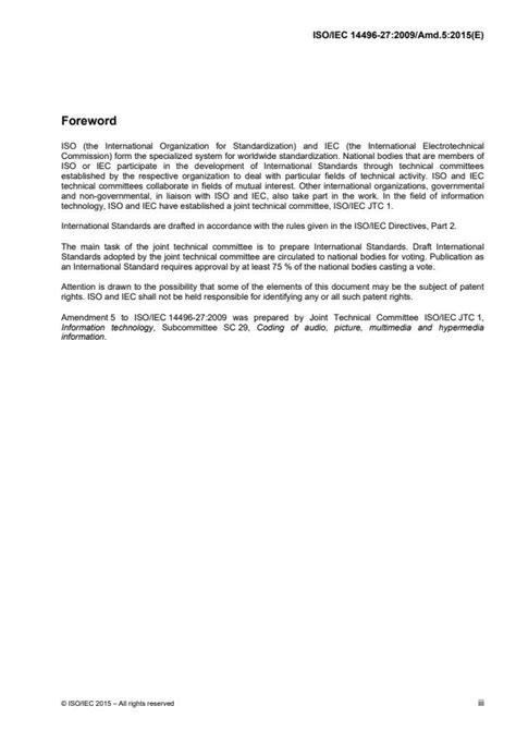 ISO IEC 14496 27 2009 Amd 5 2015 Information Technology Coding Of Audio Visual Objects Part