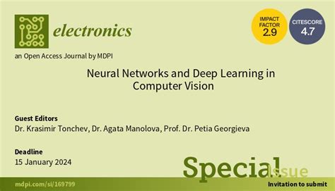 Callforpapers Specialissue Computervision Openaccess