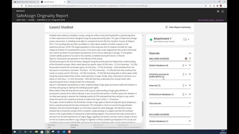 Students Safeassign Originality Report Youtube Students Safeassign Originality Report Youtube