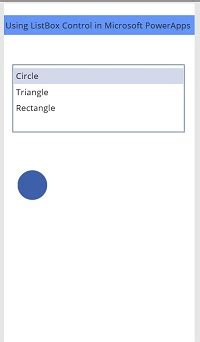 Using ListBox Control In Microsoft PowerApps