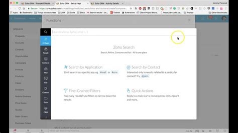 creating a new record in zoho crm based on another record youtube