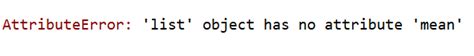 python中list类型快速求均值的方法 python list mean csdn博客