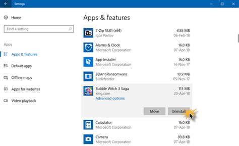 How To Uninstall Preinstalled Apps And Games Via Windows Settings