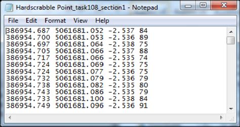 Open One Of The XYZ Files For One Of The Raw Data Scan Tasks This Download Scientific Diagram