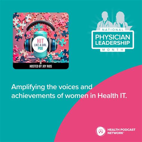 Health Podcast Network On Linkedin Nationalphysicianleadershipmonth