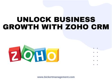 Unlock Business Growth With Zoho Crm Powerful Crm Software Bickert