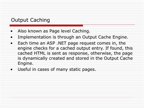 PPT Efficient Caching Techniques In ASP NET Boost Web Performance PowerPoint Presentation