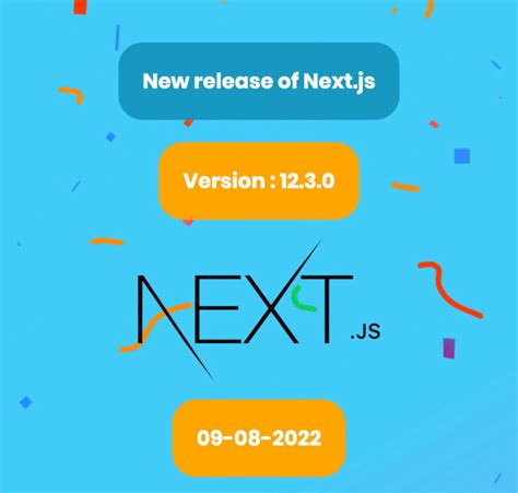 Adrian Guery On Linkedin New Release Of Nextjs Version 1230 🎉🎉