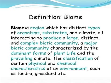 Biome Aquatic Biome Classification Pptx