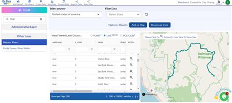 Download River Data In Shapefile Kml Geojson 15 Gis Formats