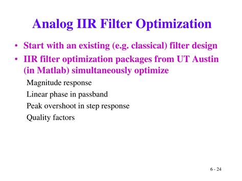 ppt infinite impulse response filters powerpoint presentation free