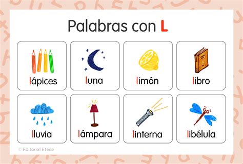 Silabas La Le Li Lo Lu Palabras Con M P L Para Ni Os Off