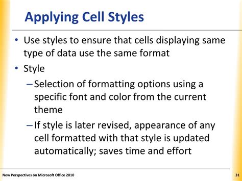 Ppt Excel Tutorial 2 Formatting A Workbook Powerpoint Presentation Free Download Id 2621218