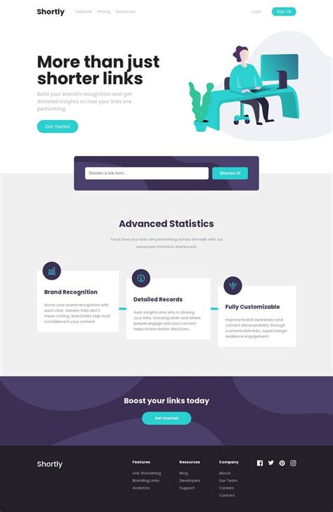 Frontend Mentor Url Shortening Api Using Vuejs And Scss Coding