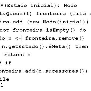 Implementação do algoritmo A para o trabalho A definição da parada de Download Scientific