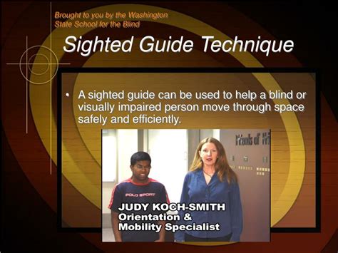 Ppt A Presentation Of The Washington State School For The Blind