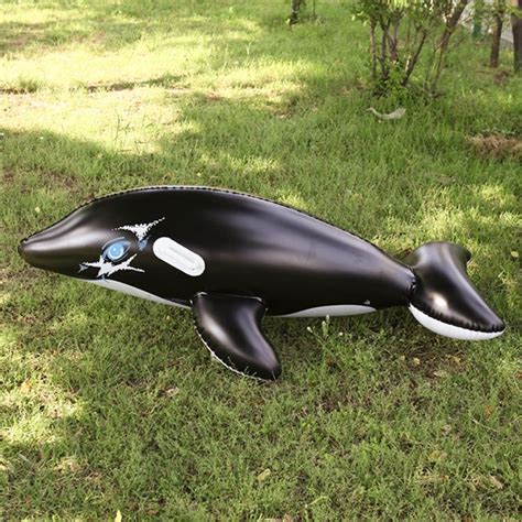 돌고래 튜브 160cm 검정 바캉스 물놀이튜브 홈플러스 택배배송