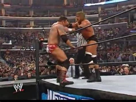 Triple H Vs Batista Lucha Por El Campeonato Mundial Pesado Wwe
