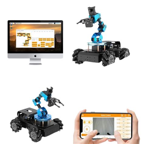 Ros Robotic Arm With Raspberry Pi 4b Advanced Smart Robot Kit Easy