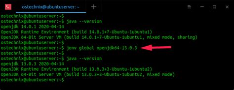 how to manage multiple java versions with jenv on linux ostechnix