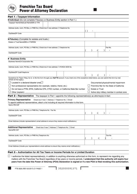 Top 9 California Ftb Form 3520 Templates Free To Download In Pdf Format