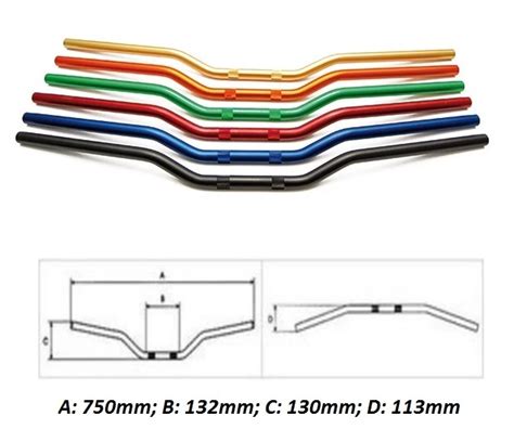 Guidon Ergal Alu Accossato Rouge 22 Pli Media Yamaha Fz6 N Eur 5005