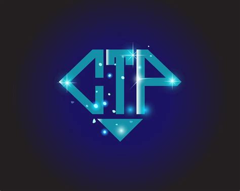 Premium Vector Ctp Initial Modern Logo Design Vector Icon Template