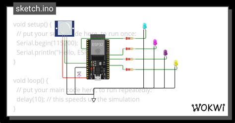 Escalera Wokwi Esp32 Stm32 Arduino Simulator