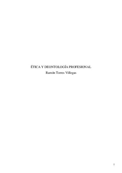 Etica Y Deontologia Profesionalpdf