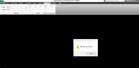 solved bim 360 glue login failed message in naviswork autodesk community