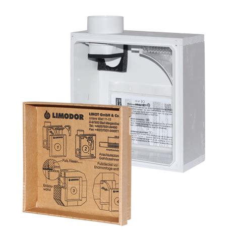 Limodor Einbaukasten Compact Br Ausblas Oben Nw80 Unterputzgehäuse