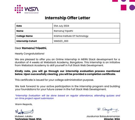 Ramanuj Tripathi On Linkedin Mernstack Internship