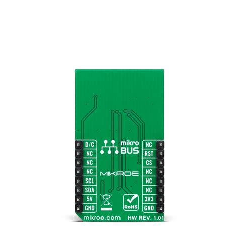 oled b click carries 96 x 39px blue monochrome passive matrix oled display