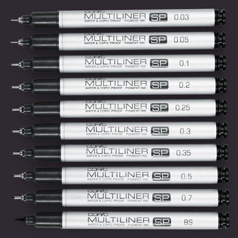 Copic Multi liner SP refillable, Sets + Accessories | Copic Multiliner ...