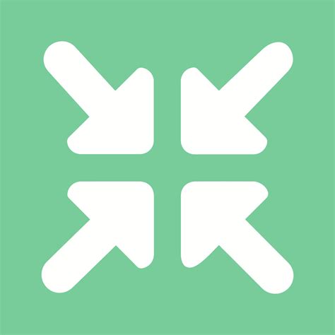 Reduce Arrow Vector Icon 41365109 Vector Art At Vecteezy