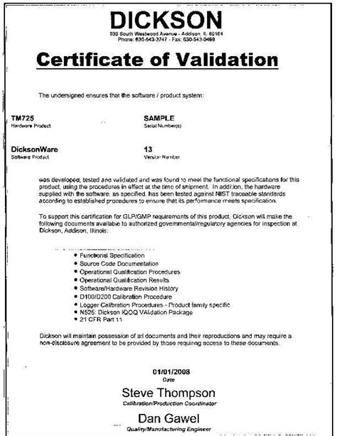 Validation Certificate Template Certificate Templates With Regard To New Validation
