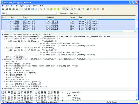 Utilize Wireshark To Capture The Packet Content Download Scientific Diagram