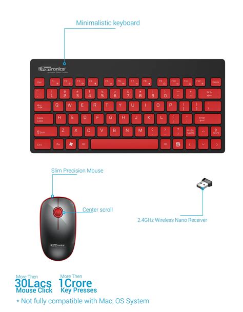 Buy Portronics Key2 Combo Multimedia Wireless Keyboard And Mouse Combo