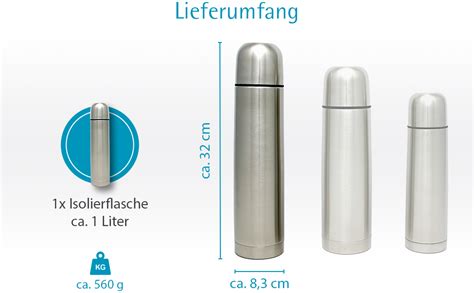 GrÄwe Thermosflasche Edelstahl Trinkflasche Thermoskanne