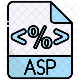 Asp Icon Download In Colored Outline Style