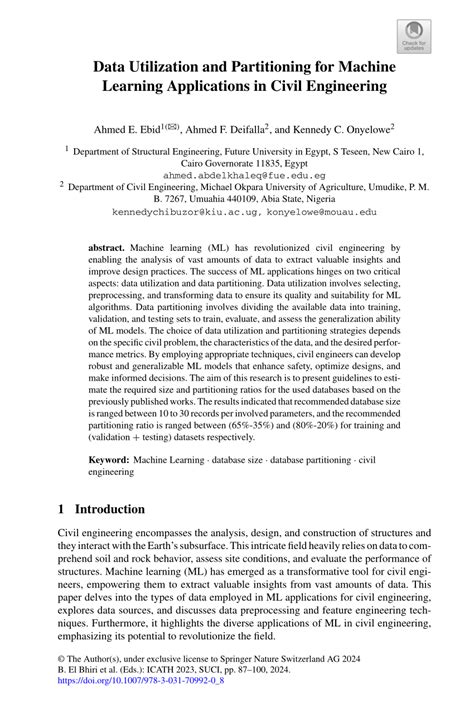 Pdf Data Utilization And Partitioning For Machine Learning