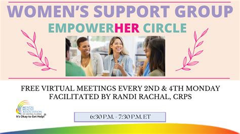 Womens Support Group Empower Her Circle Mhacf