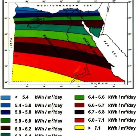 Europe Average Annual Solar Radiation Fig 4 Italy Average Annual Download Scientific Diagram