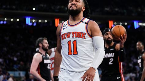 Jalen Brunson Scores 38 Points Knicks Beat Heat 112 103 In Game 5 To