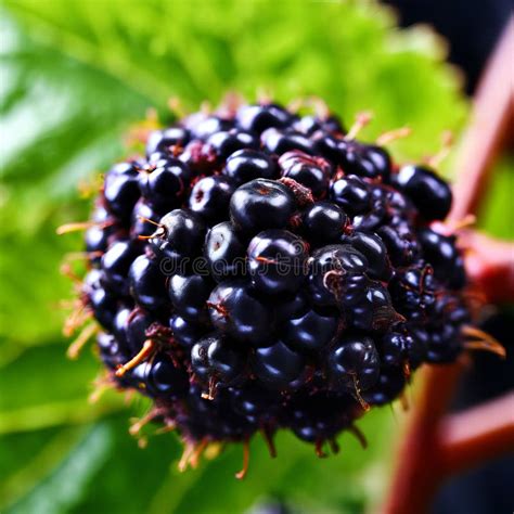 Blackberry Seeds Blackberry Seeds Are Small Edible Seeds Foun I Stock