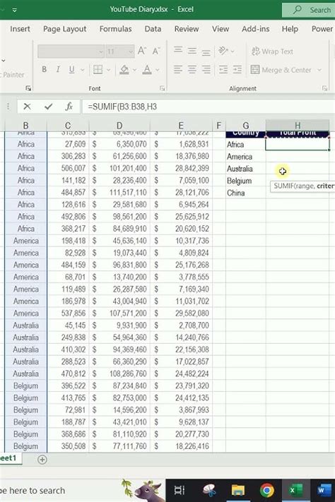 Excel Interview Question Tips 07 How To Use Sumif Function In Excel Shorts Youtube