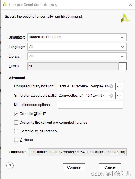 Vivado使用modelsim仿真vivado Modelsim仿真 Csdn博客