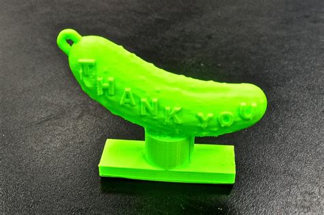 Tales Of A 3d Printer Custom Thank You Pickle Tinkercad
