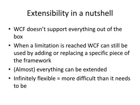 Ppt Wcf Extensibility Powerpoint Presentation Free Download Id317182
