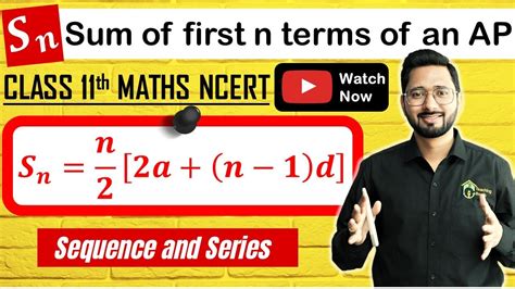 Sum Of First N Terms Of An AP Sum Of N Terms Of An Arithmetic Progression Arithmetic Series